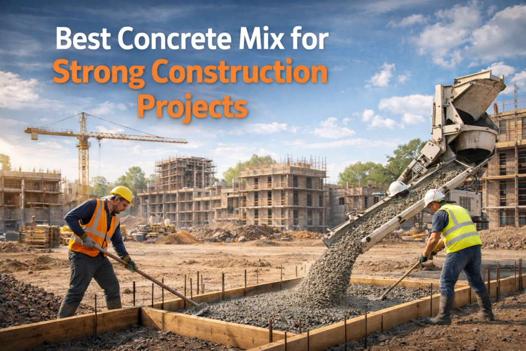 Best Concrete Mix for Strong Construction Projects - Concrete King