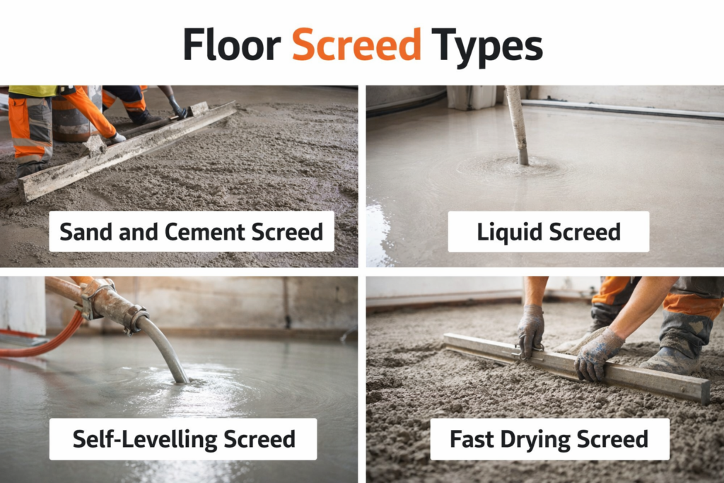 Floor Screed Types and Their Uses - Concrete King